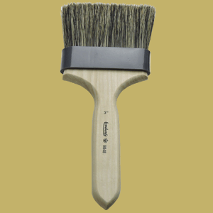 3" Flat Staining Brush