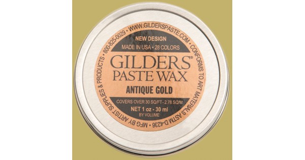 Gilders Paste Wax - Antique Gold 30ml