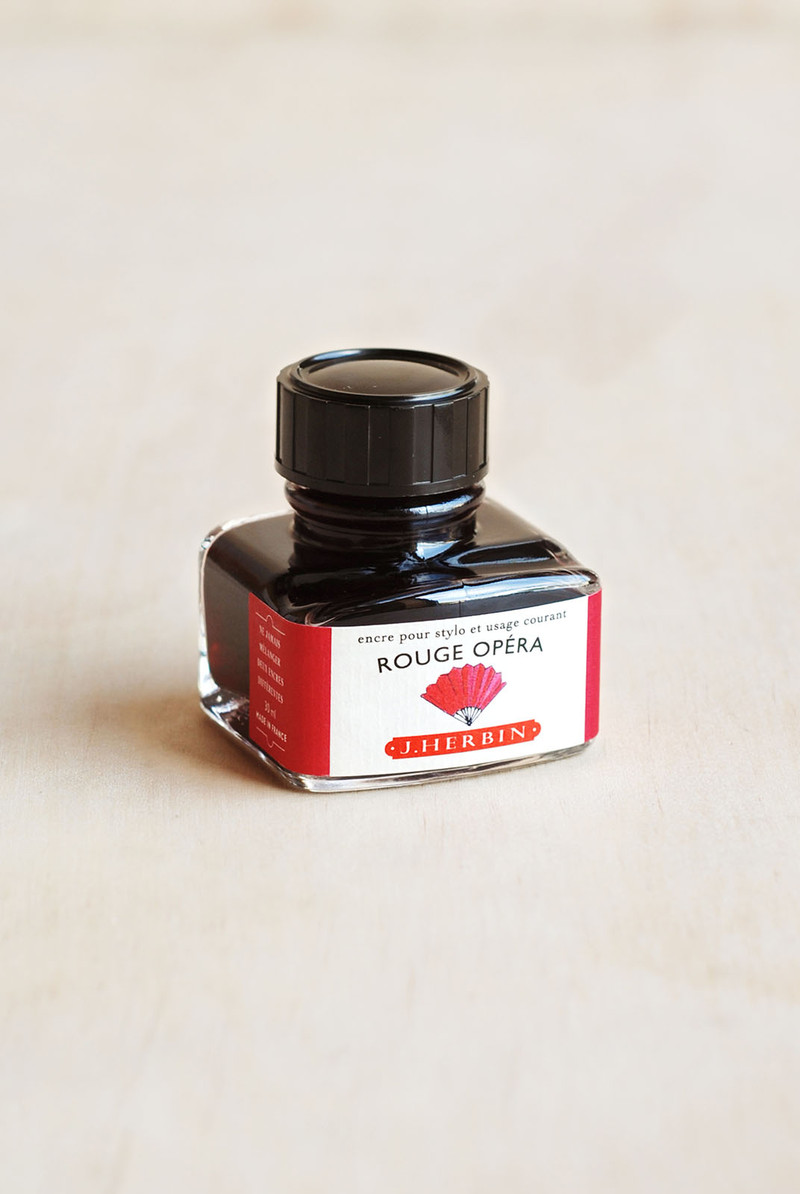 J. Herbin Red Opera (Rouge Opera) 30ml - Bottled Ink