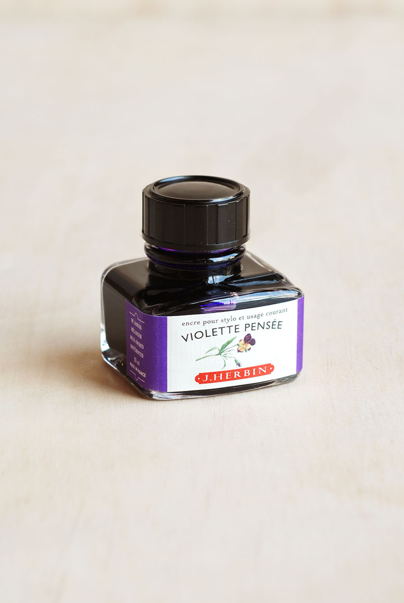 J. Herbin Violet (Violette Pensee) 30ml - Bottled Ink
